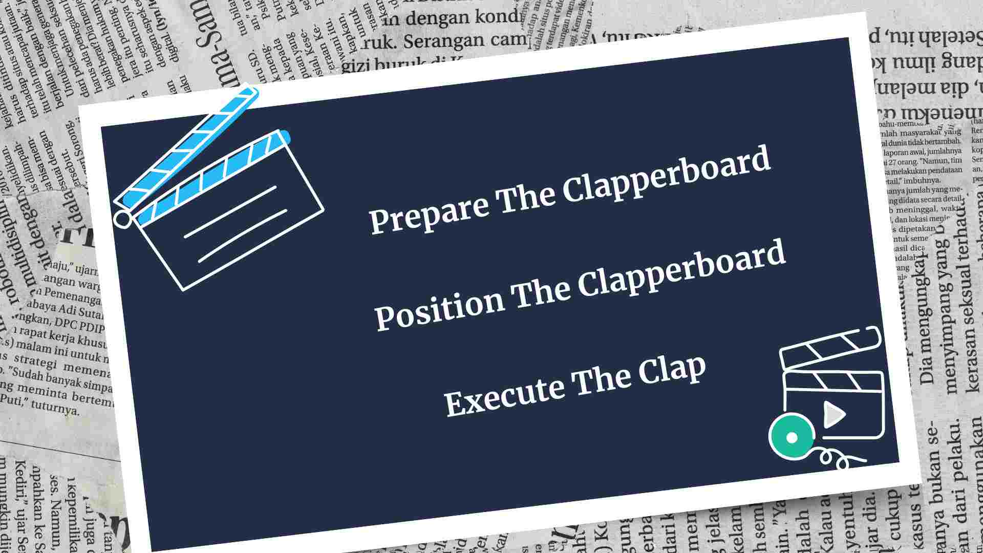 Film Clapperboard: Your Essential Tool for Professional Video ...