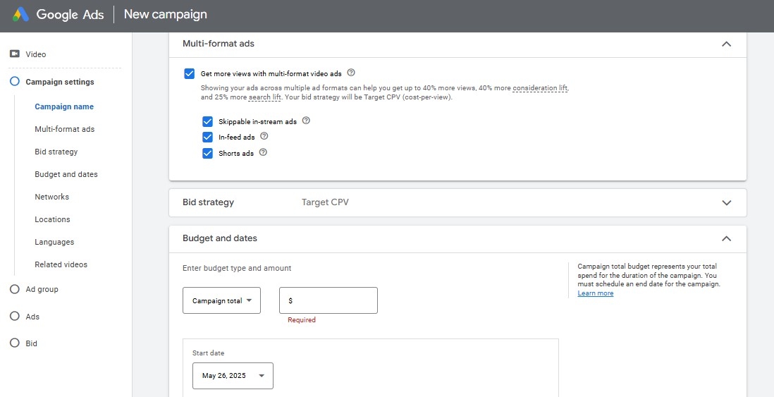 Google ads targeting option - LocalEyes Video Production